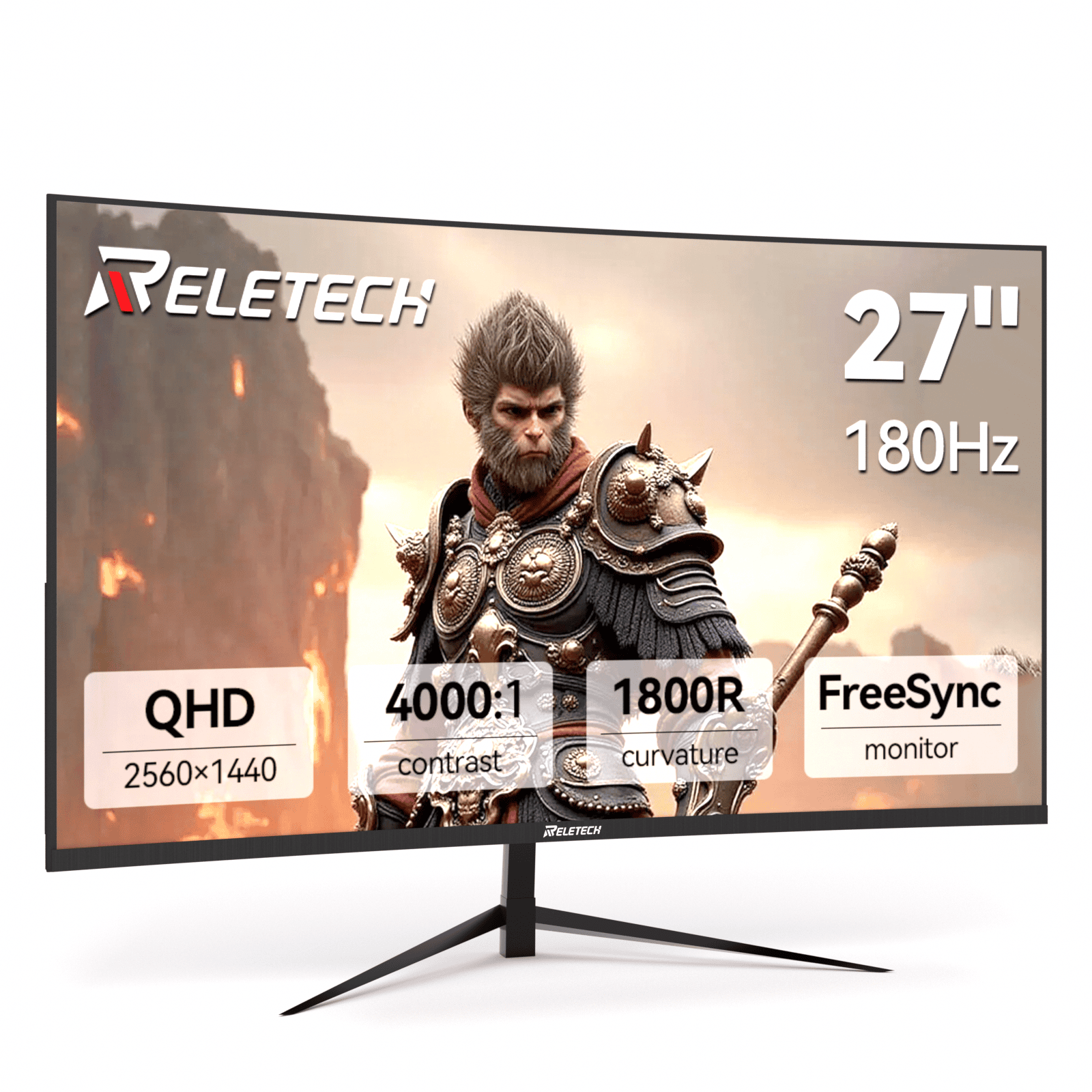 Reletech 2K 180Hz Gaming Monitor G27X Flex Pro – Reletech AI Vision